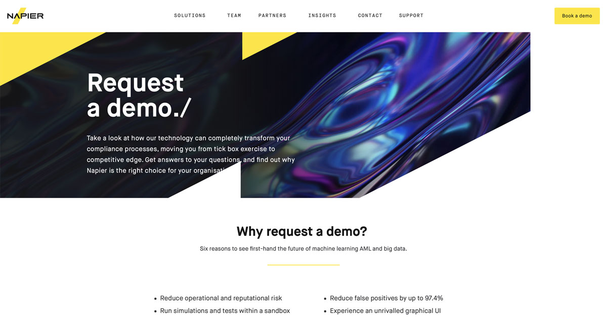 Napier: Request a Demo