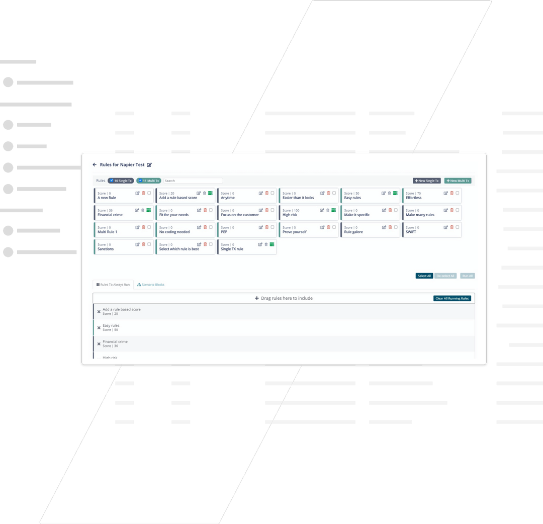 Napier: Transaction Monitoring Systems & Process Flow