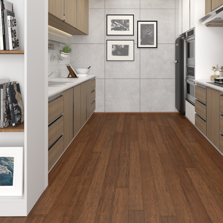 Greena Bamboo Flooring - Light Coffee