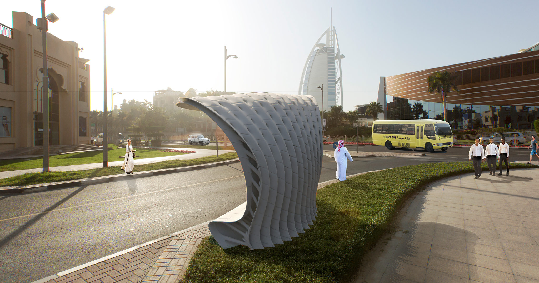 RTA 3D Printed Bus Stop
