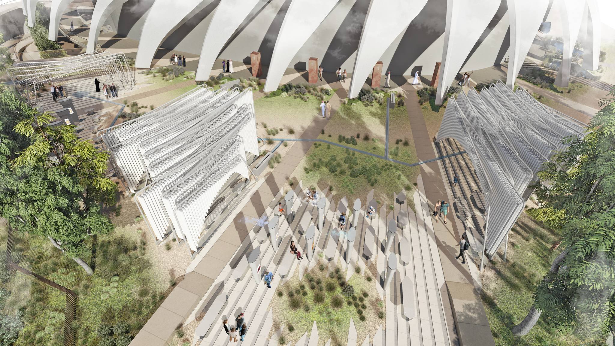 Expo 2020 Oasis at the UAE National Pavilion