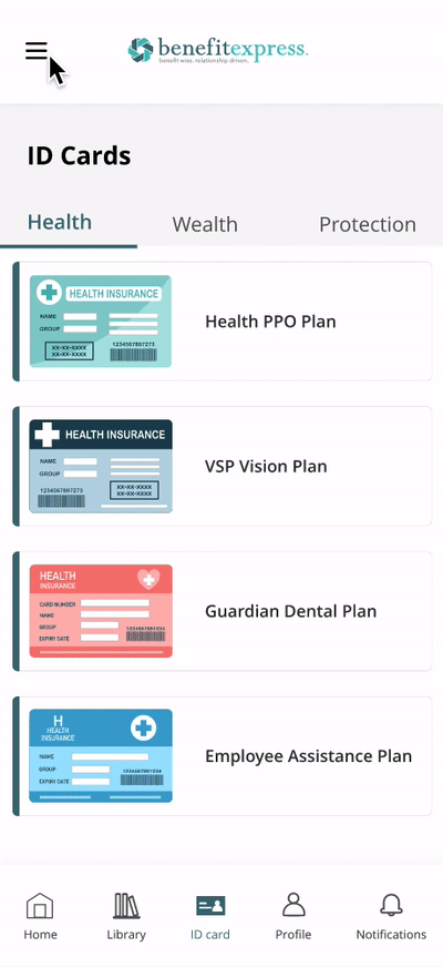 Benefitexpress mobile app
