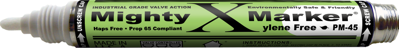 Mighty X Marker Xylene Free Permanent Paint Marker PM-45 Threaded ...