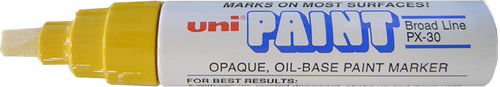 Uni-Paint PX-30 Oil Based Paint Marker Broad Tip • Uni-Paint ...