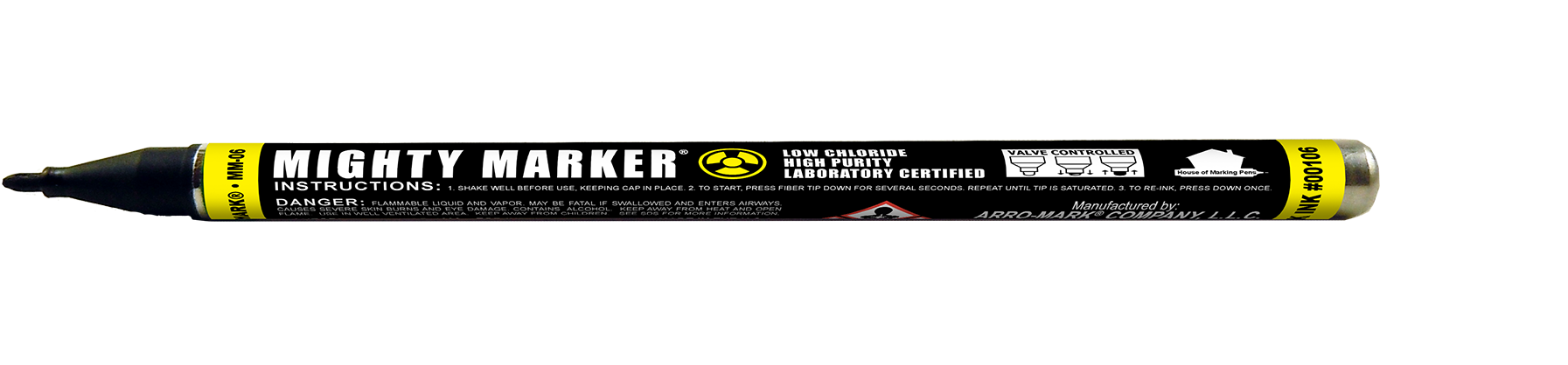 Mighty Marker High Purity • Made in U.S.A. • Arro-Mark® Company L.L.C.