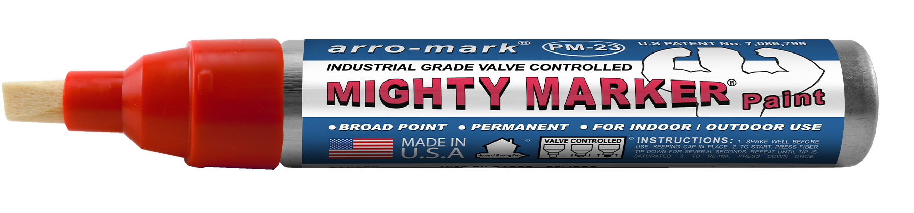 Mighty Marker • Made in U.S.A. • Arro-Mark® Company L.L.C.