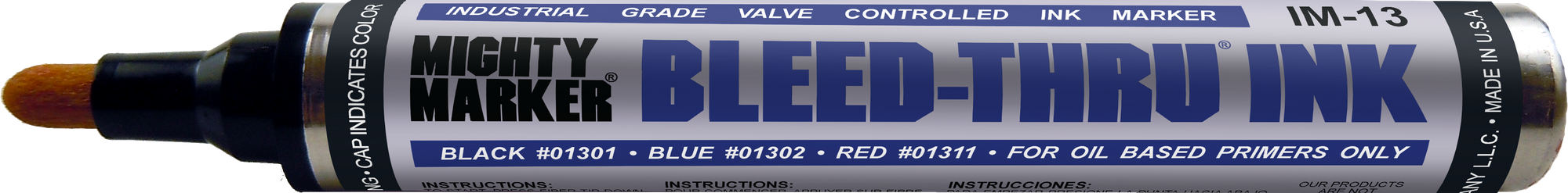 Mighty Marker Bleed-Thru Ink IM-13 • Arro-Mark® Company L.L.C.