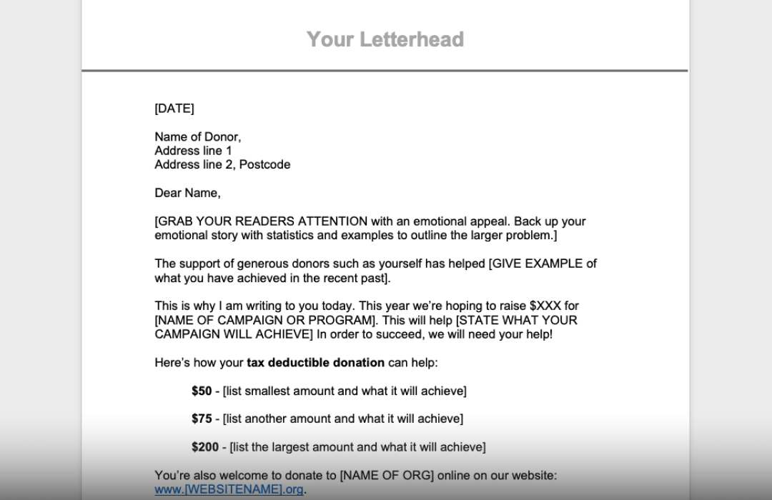 Writing Effective Fundraising Letters Follow These 5 Key Principles