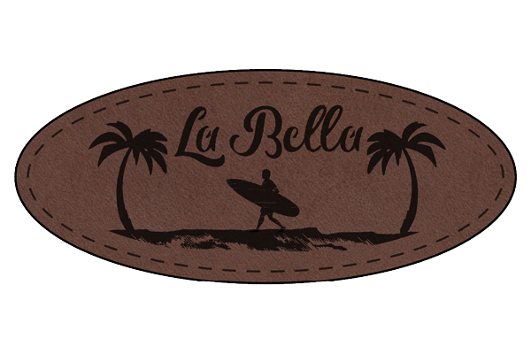 Domestic Custom Art - Oval Leather Patches