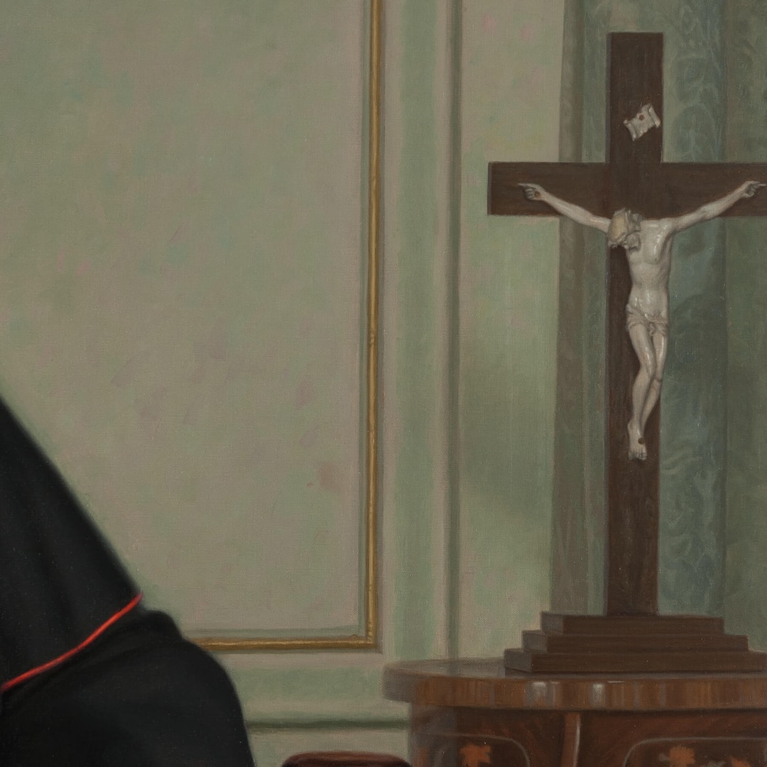 Oil Portrait Painting of Clergy