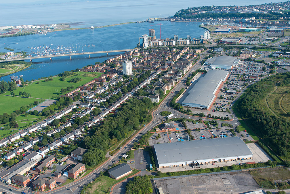 Cardiff, Wales helicopter and drone aerial photographer Andrew Hazard