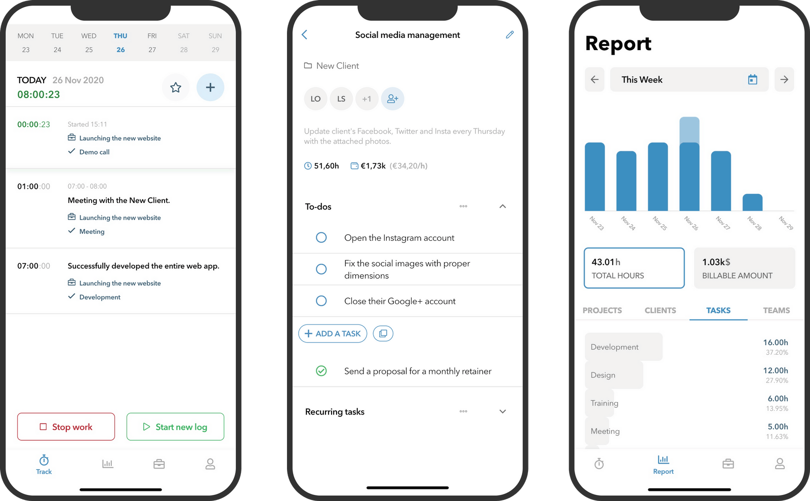 How My Hours works and keeps your work organized | My Hours
