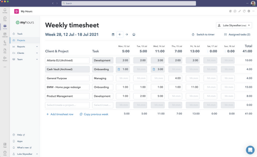 Free Timesheet for Microsoft Teams
