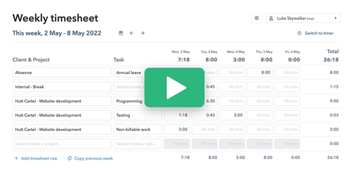 Free Online Timesheet App | My Hours