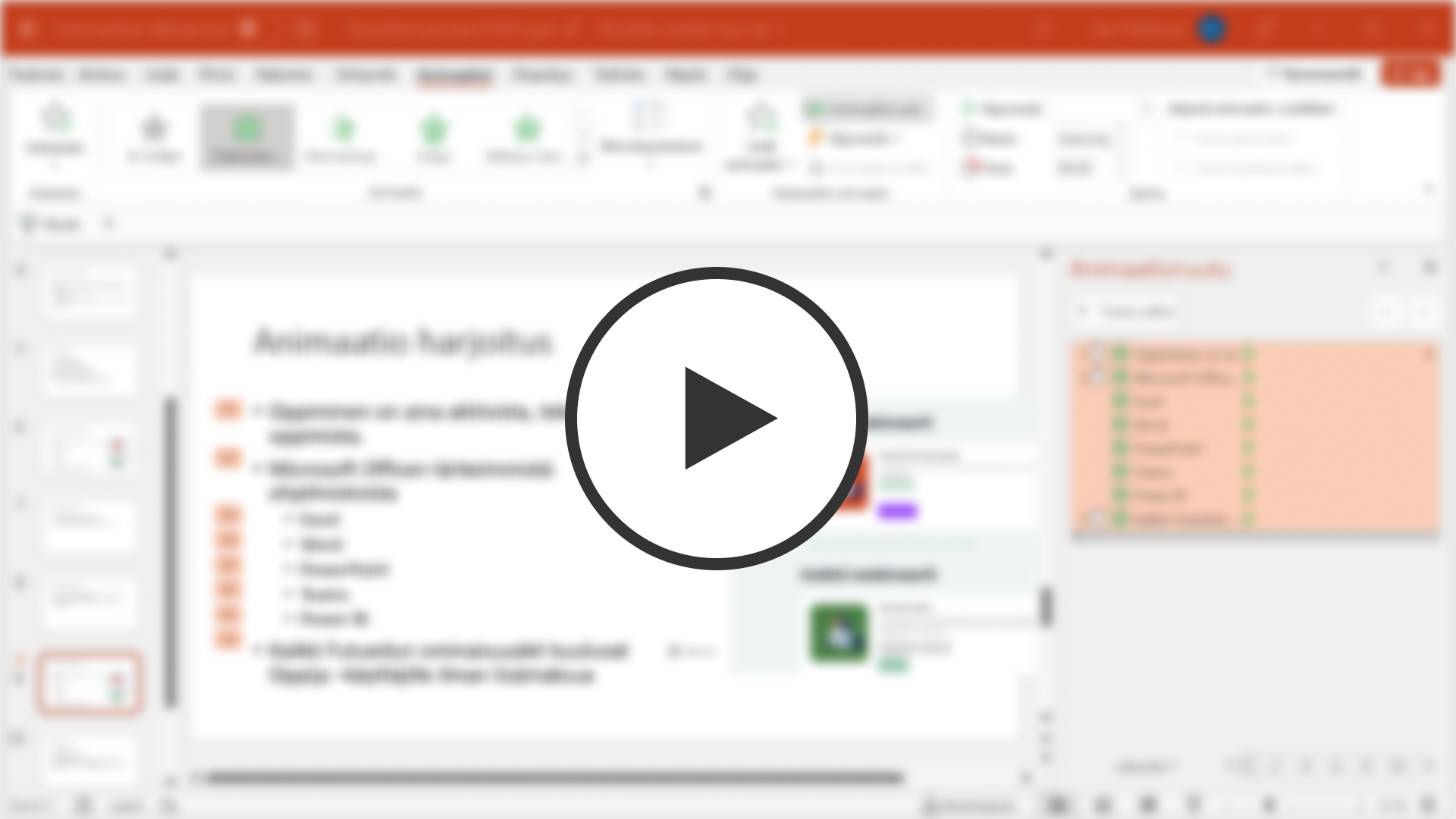PowerPoint tutuksi -video | PowerPoint kurssi