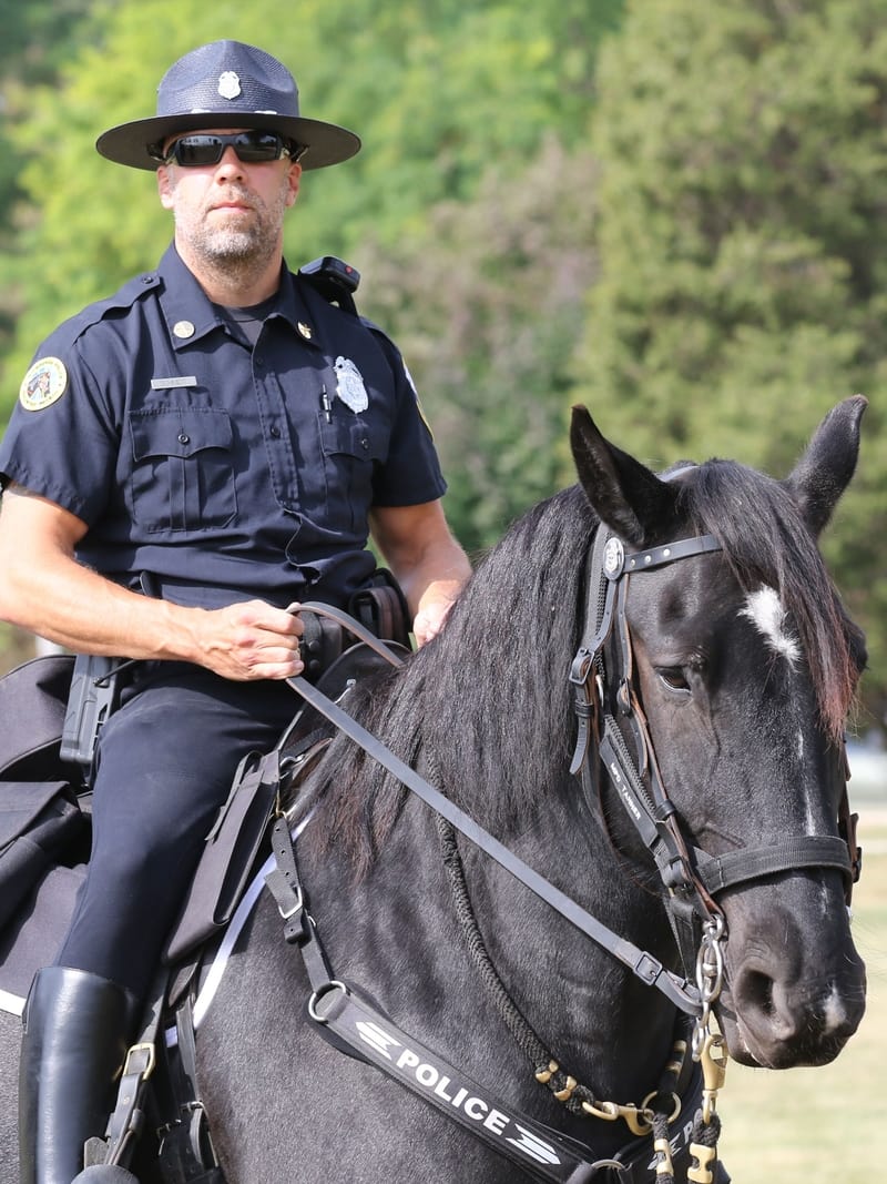 The Milwaukee Police Mounted Patrol Unit