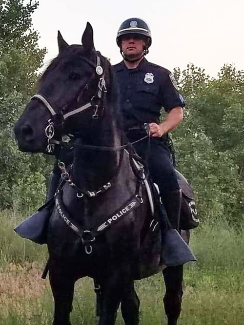The Milwaukee Police Mounted Patrol Unit