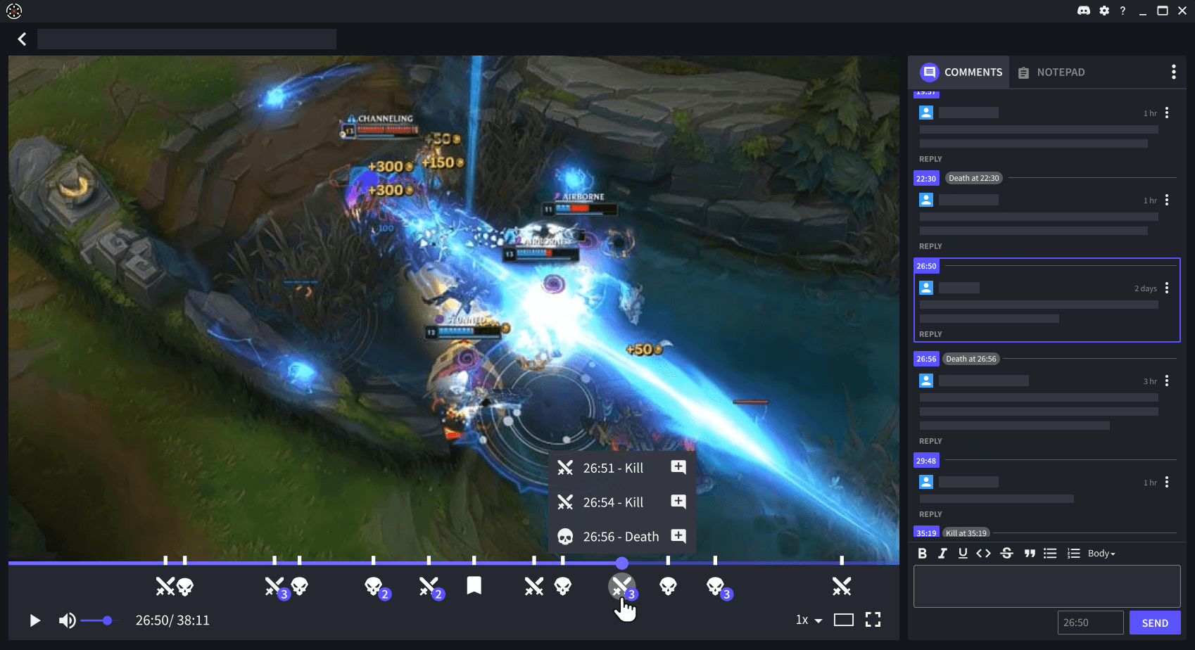 Insights.gg - Collaboration hub for game reviews and coaching