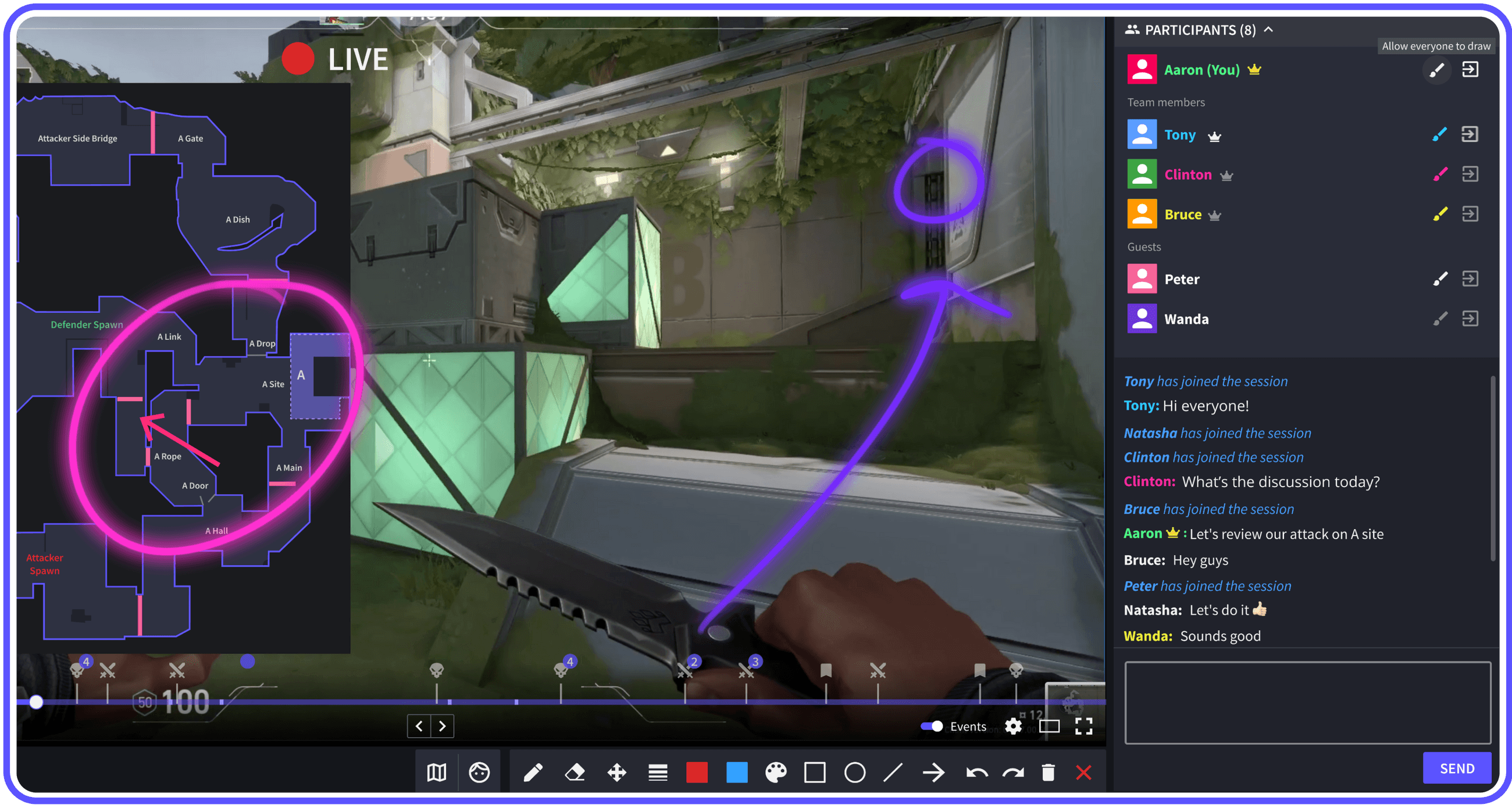 Insights.gg - Collaboration hub for game reviews and coaching