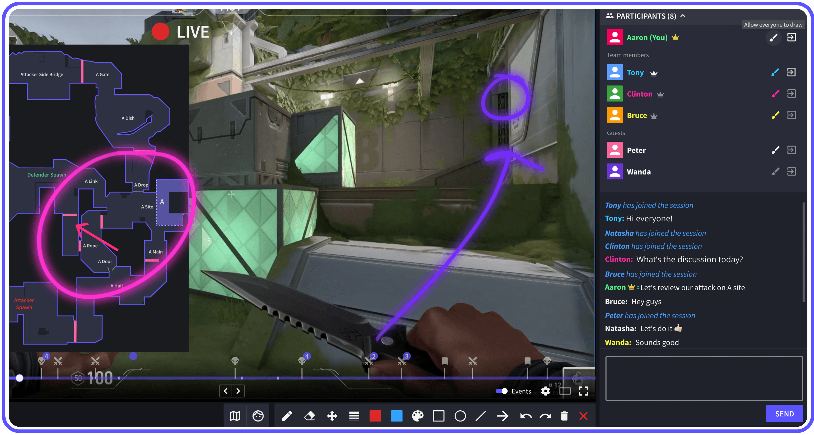 Insights.gg - Collaboration hub for game reviews and coaching