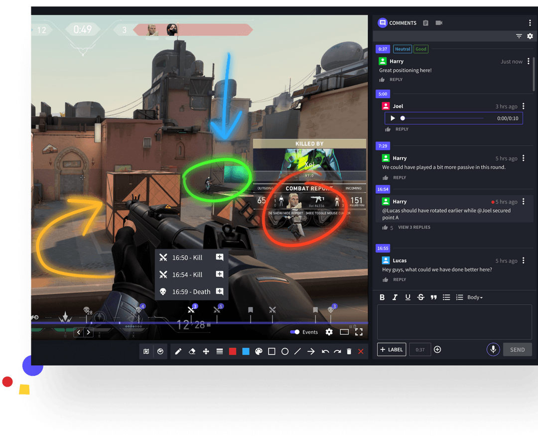 Insights.gg - Collaboration hub for game reviews and coaching