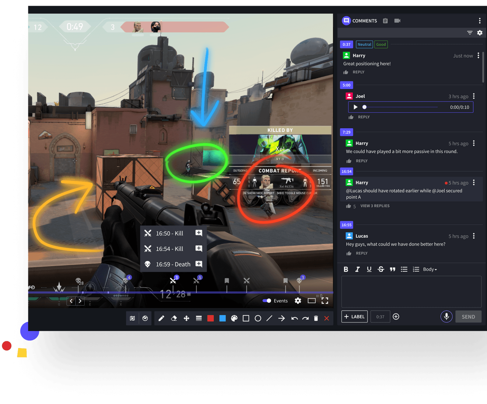 Insights.gg - Collaboration hub for game reviews and coaching