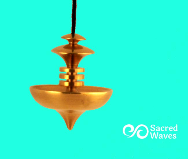 Mer-Isis Medium Brass Pendulum | Pendulums | Sacred Waves