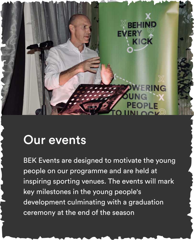 Behind Every Kick - Programme