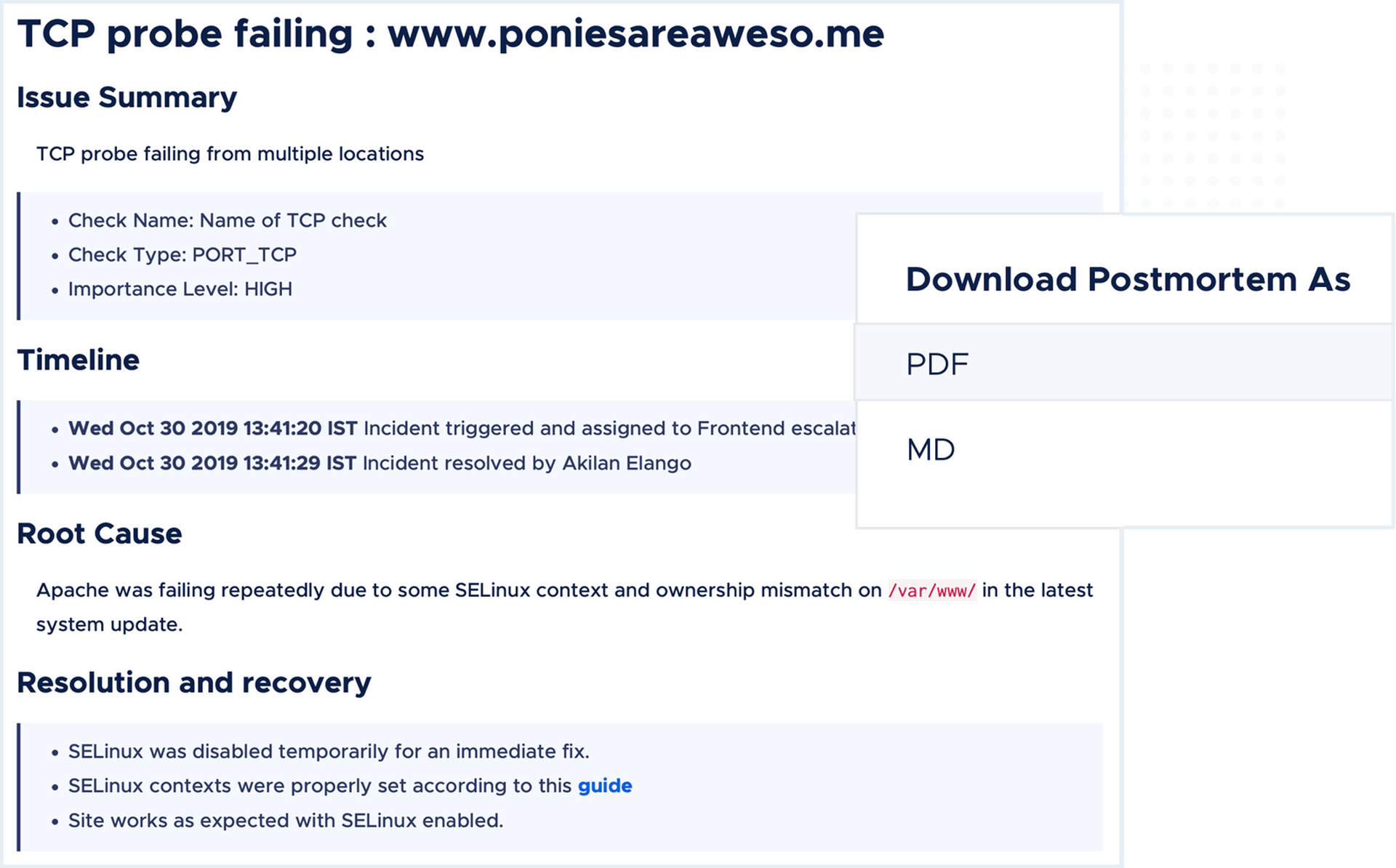 Incident Postmortems | Blameless Postmortems | Squadcast | Squadcast