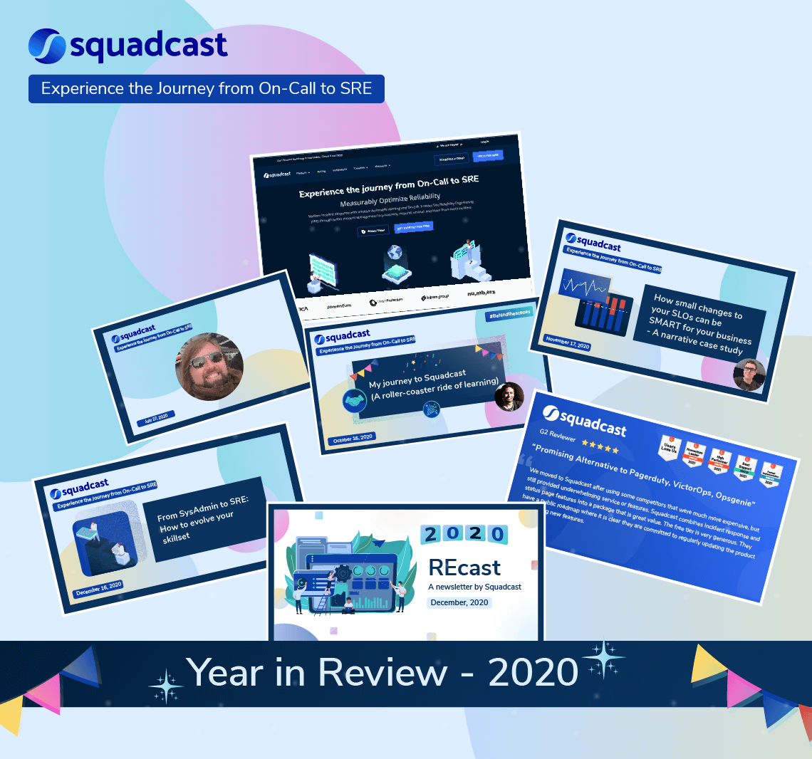 Looking back at our journey through 2021! | Squadcast