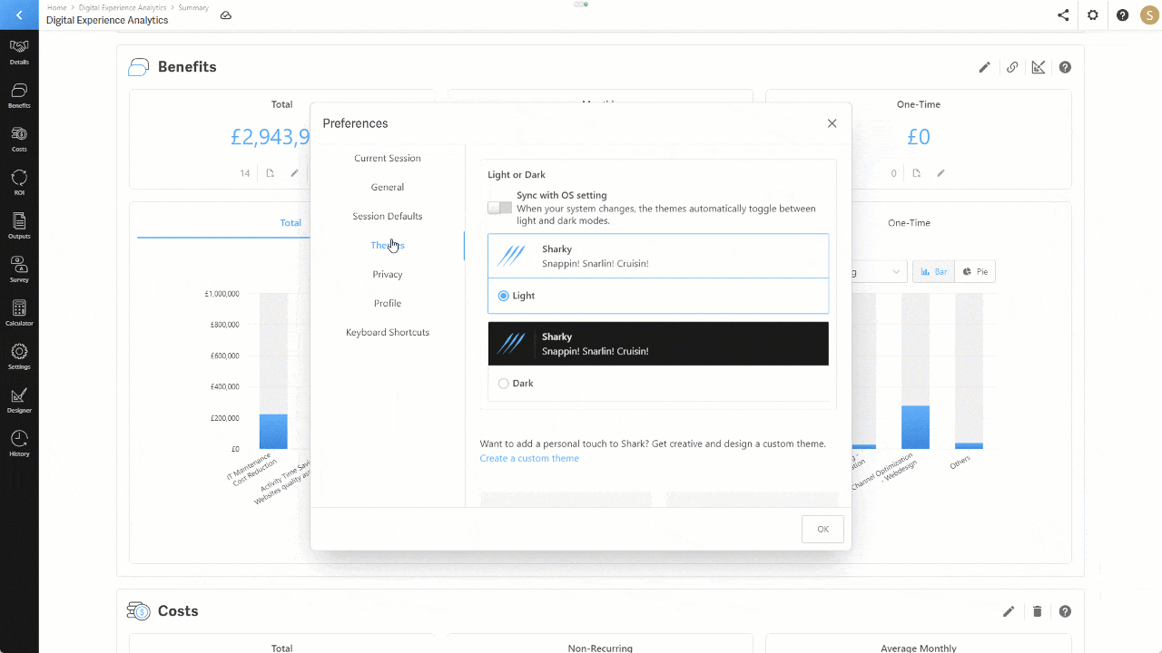 Revamped UI and Theme Enhancements | Shark Finesse