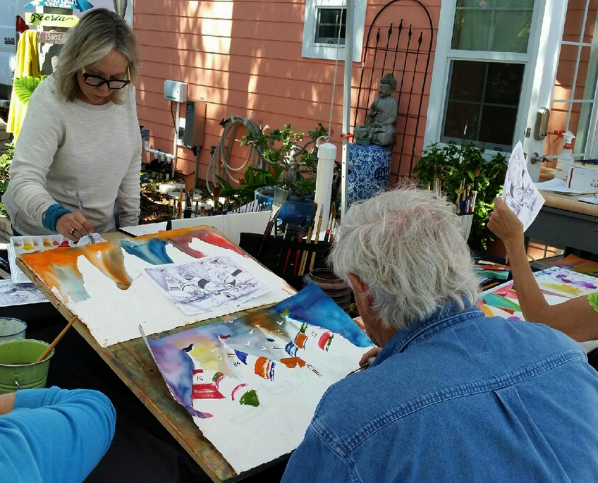 Watercolor Workshops Key West, FL | Ellen Negley Watercolor
