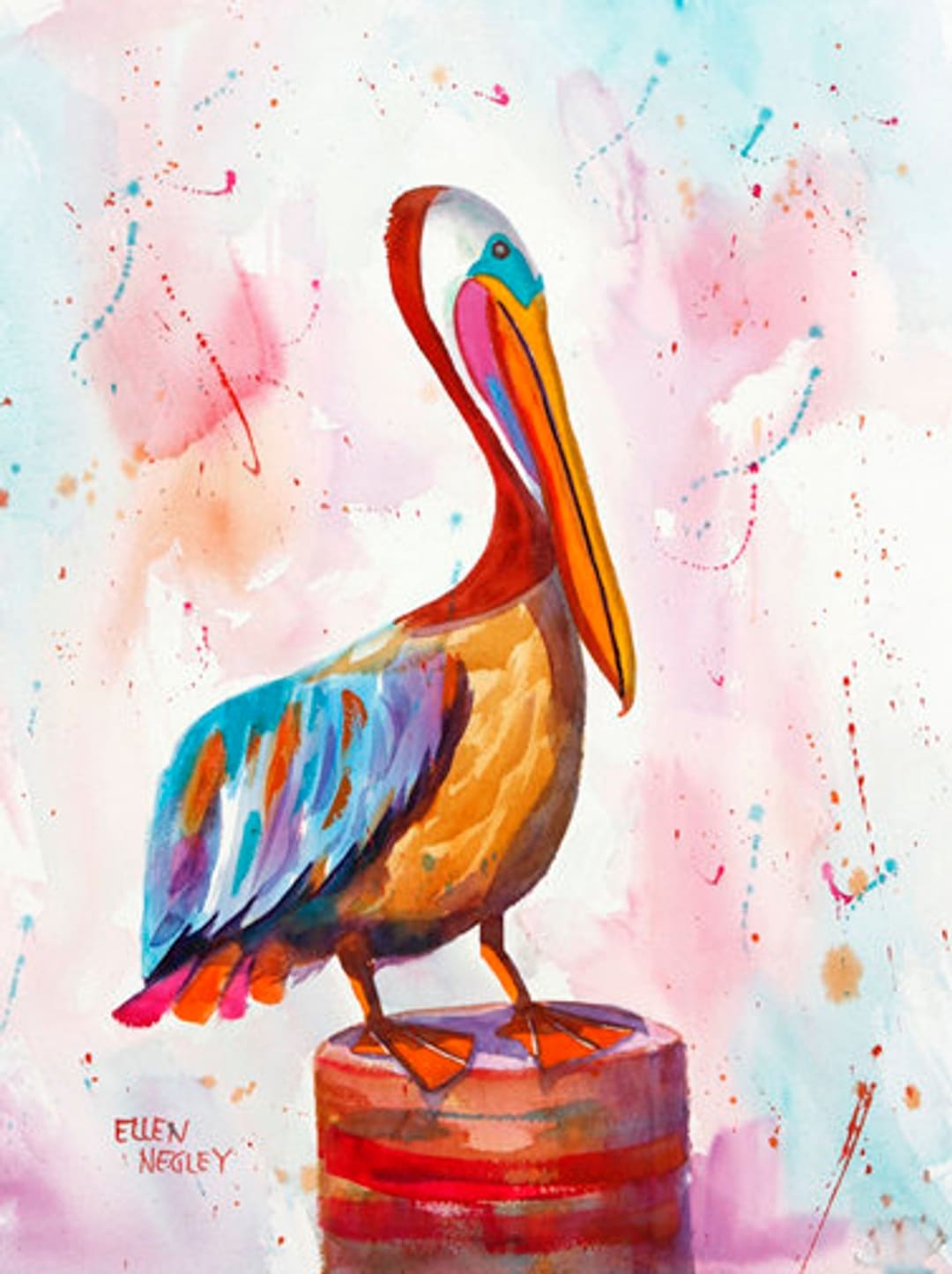 Party of One | Ellen Negley Watercolors