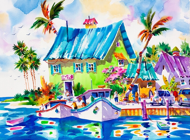 Living the Lime Life | Ellen Negley Watercolors