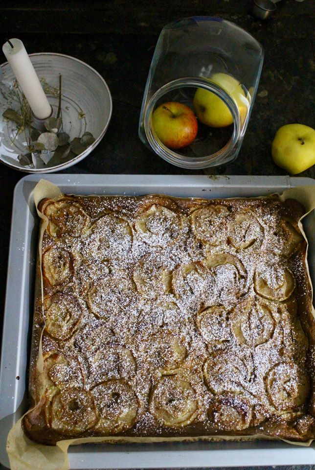 Maidoton speltti-omenapannukakku - Birkkalan reseptit
