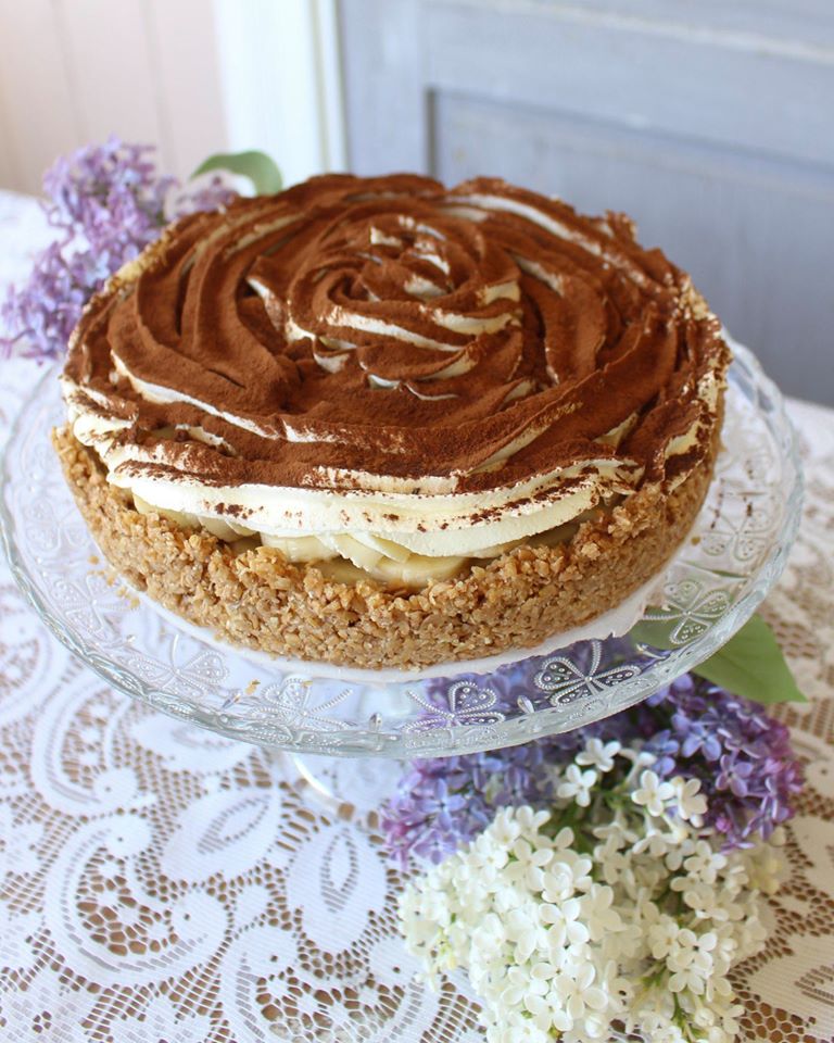 Banoffee spelttihiutaleilla - Birkkalan reseptit