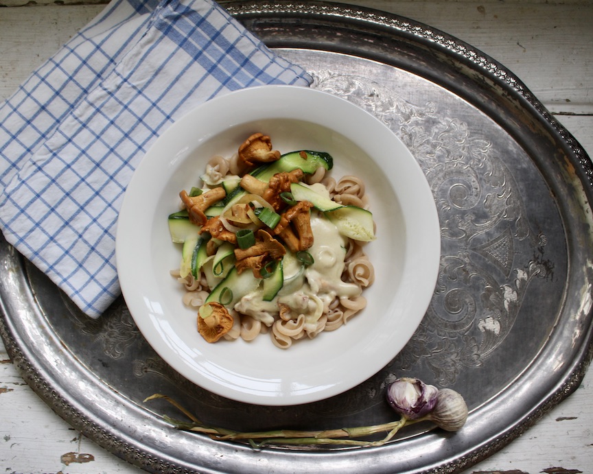 Kanttarelli-spelttipasta - Birkkalan reseptit