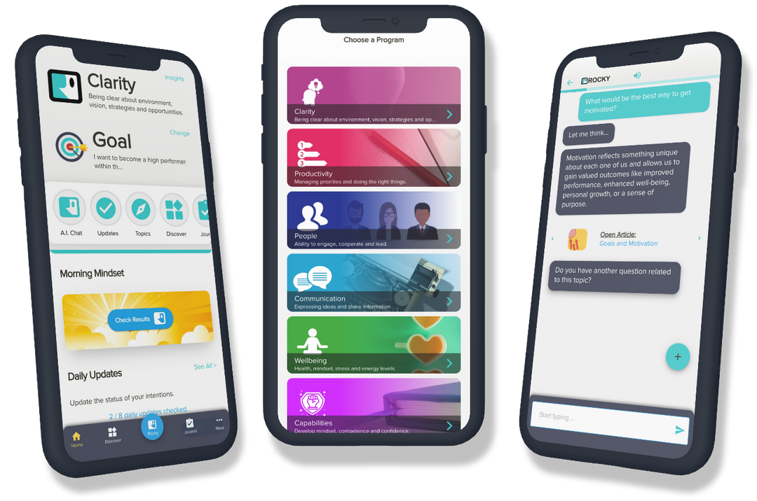 Rocky - Mindset Coach & Personal Development App for Self-Improvement