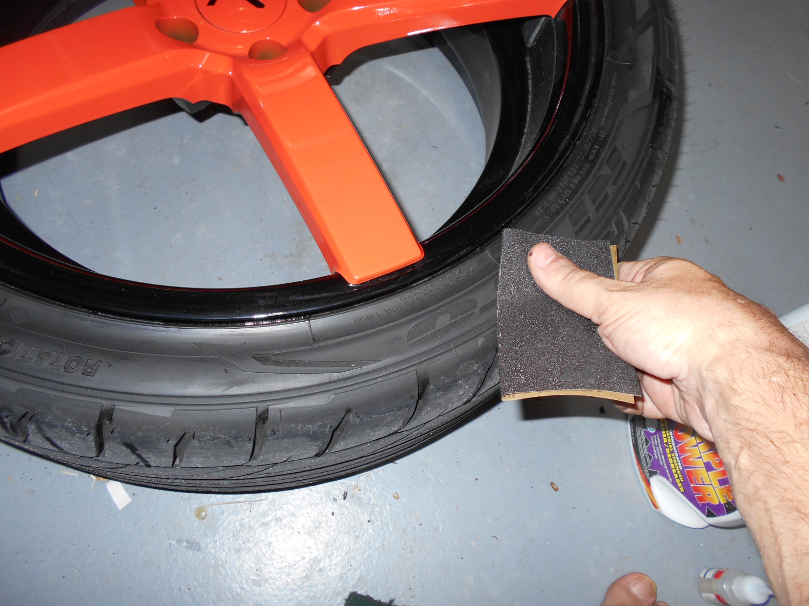 TIRE BLING Installing some tire bling with Tredwear’s tire graphics