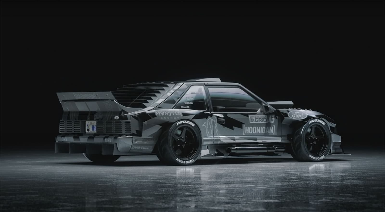 THE HOONIFOX! Ken Block’s insane, carbon-fiber, Fox Mustang