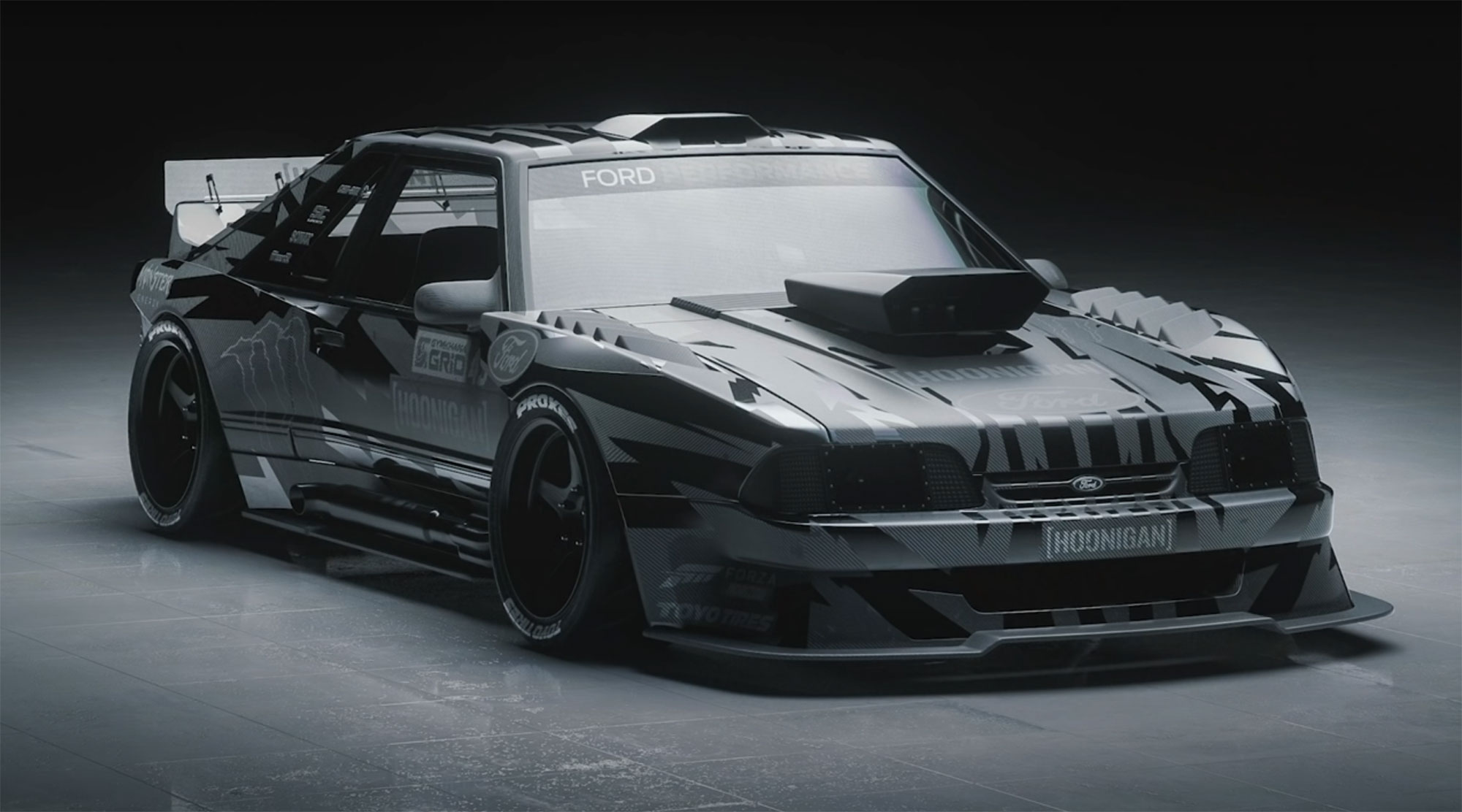 THE HOONIFOX! Ken Block’s insane, carbon-fiber, Fox Mustang