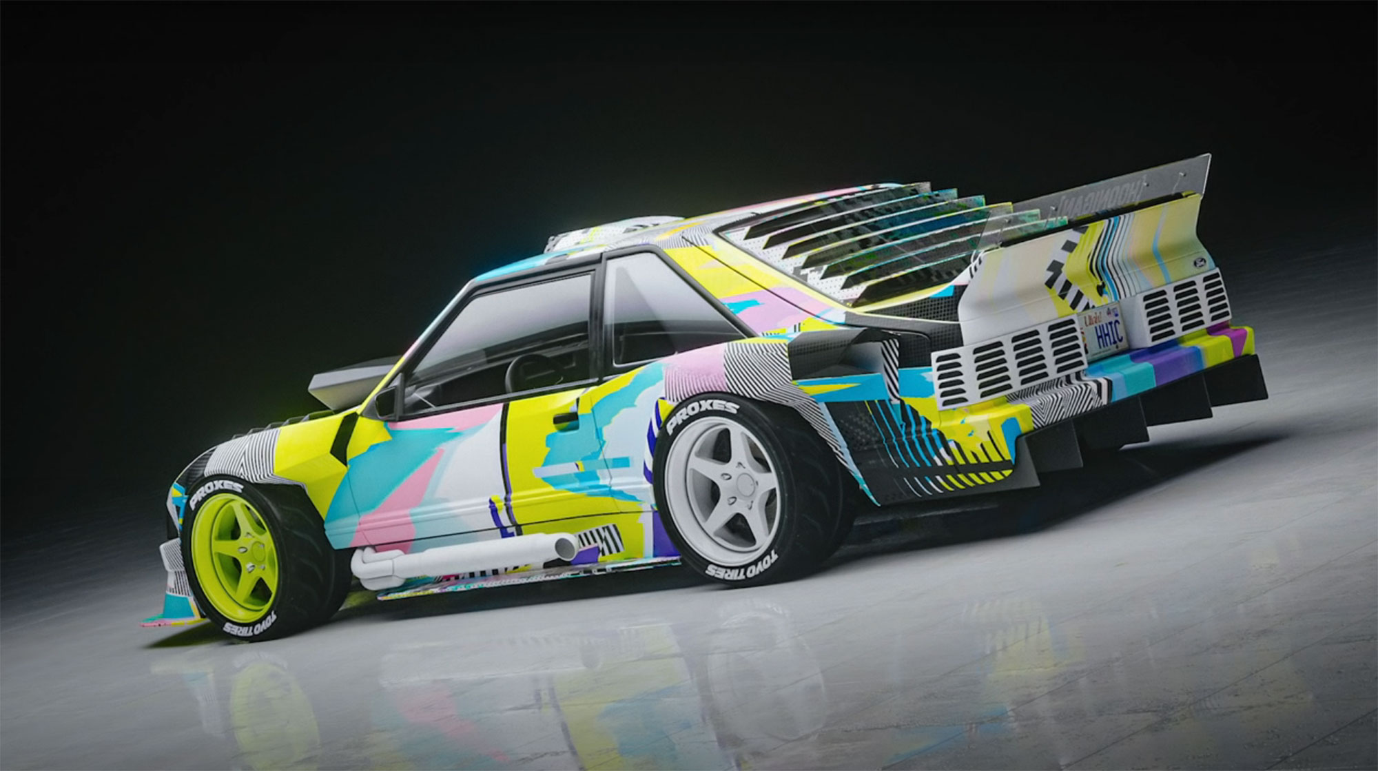 THE HOONIFOX! Ken Block’s insane, carbon-fiber, Fox Mustang