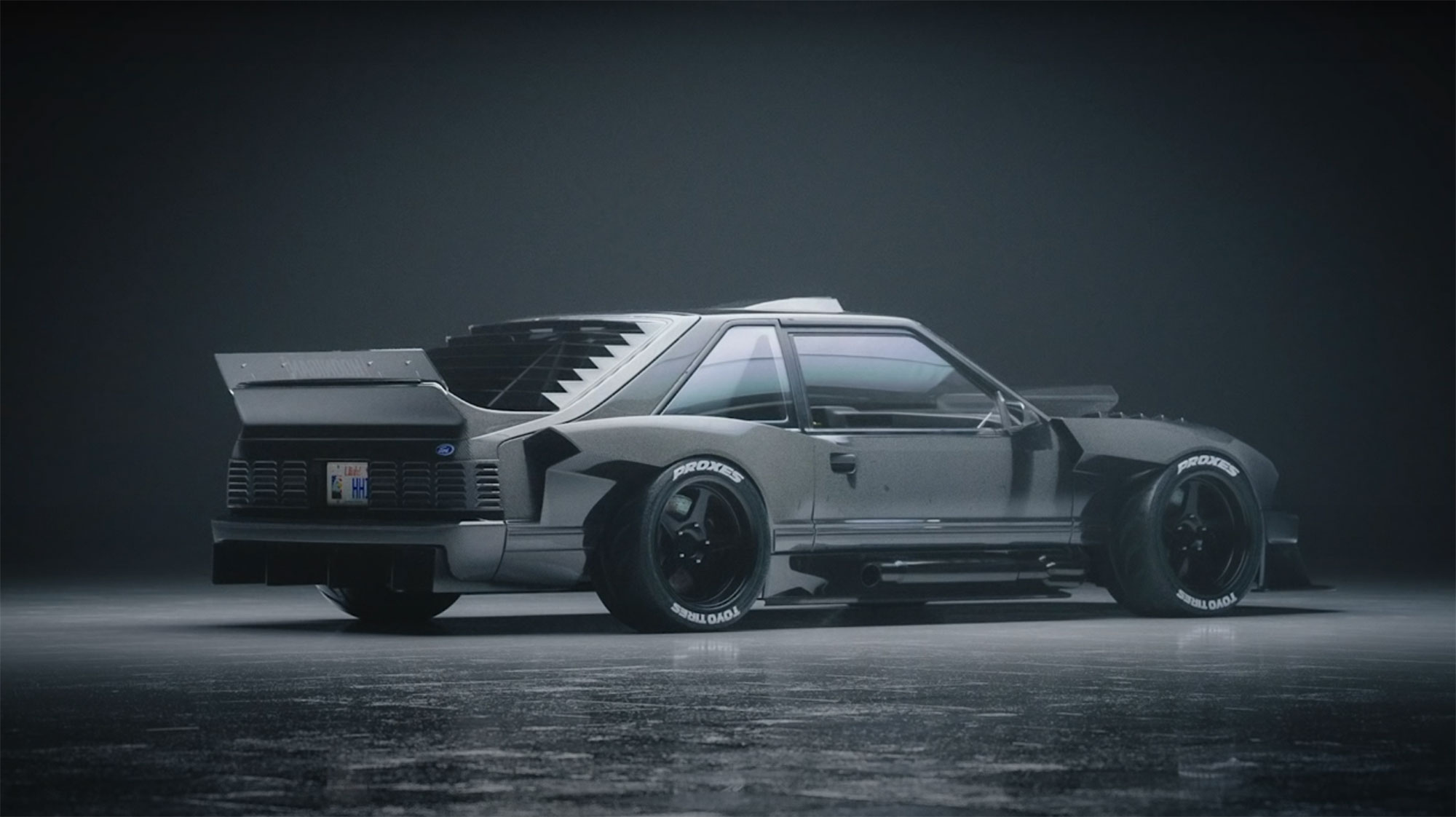 THE HOONIFOX! Ken Block’s insane, carbon-fiber, Fox Mustang