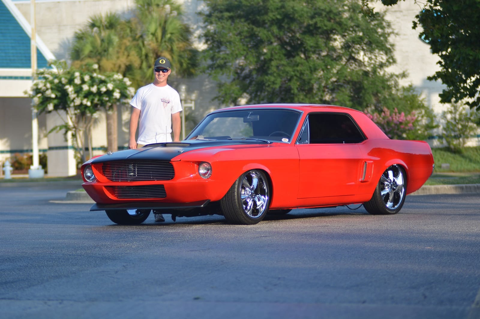 WHAT WOULD FOOSE DO? Dustin Gregory’s subtle red 1967 coupe
