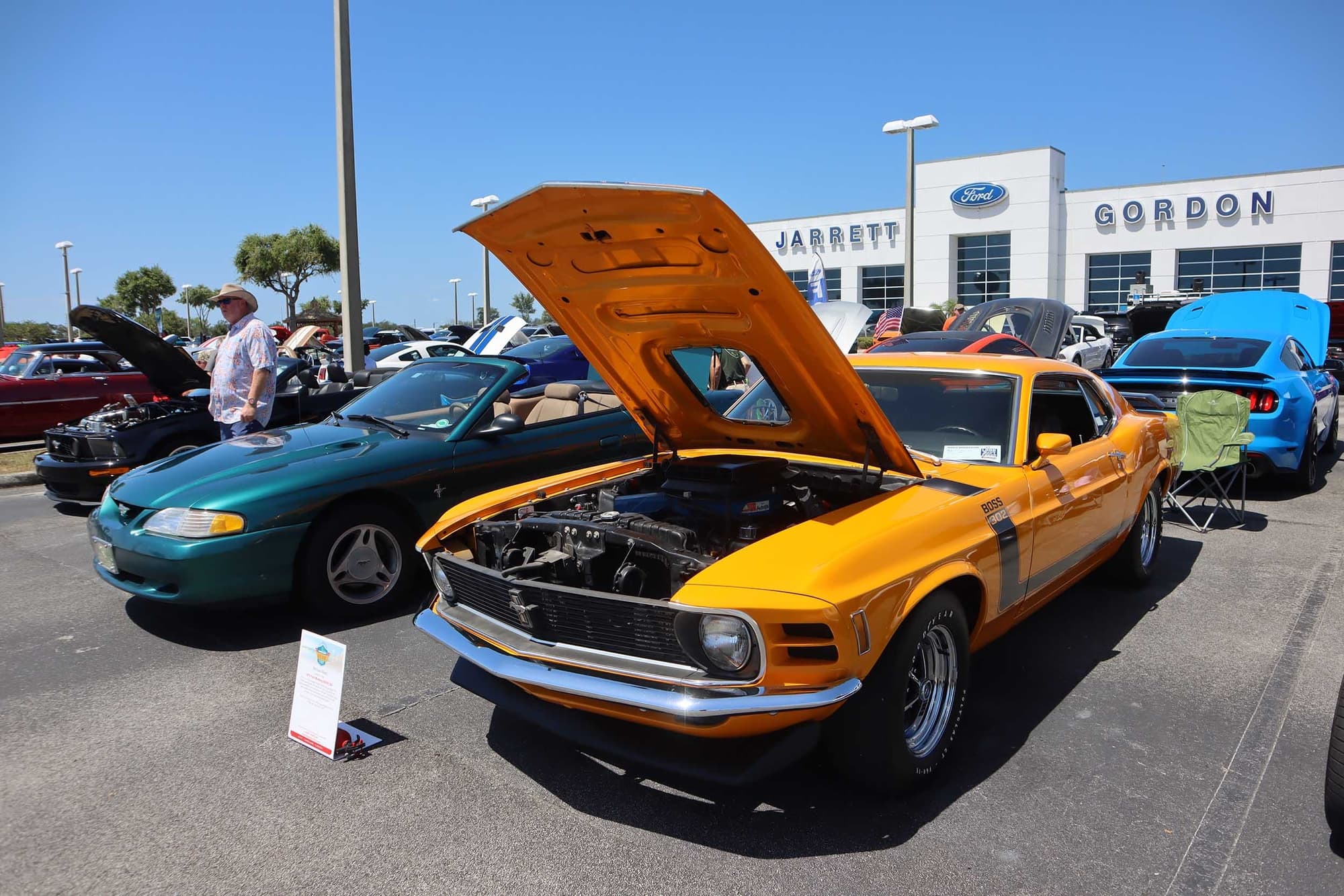 TRUE BLUE Central Florida Ford Dealer Draws All Years Of Mustangs