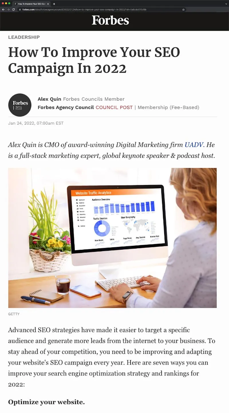 About UADV - A [FULL Stack] Marketing Agency