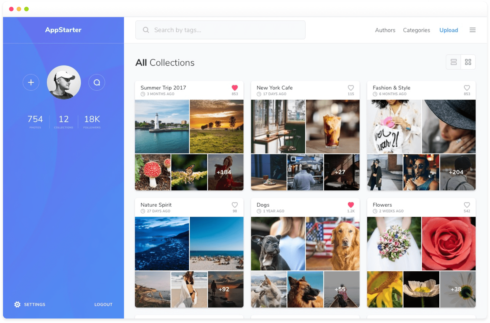 AppStarter — UI Kit Webflow Template