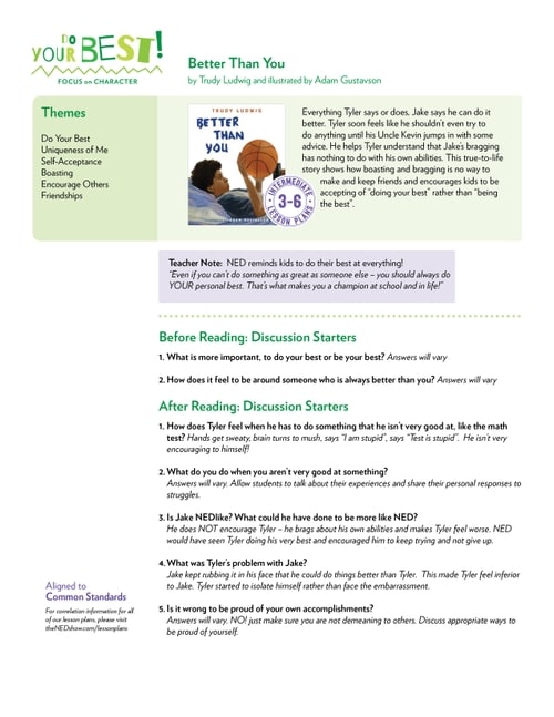 Teacher Resources | Do Your Best Lessons