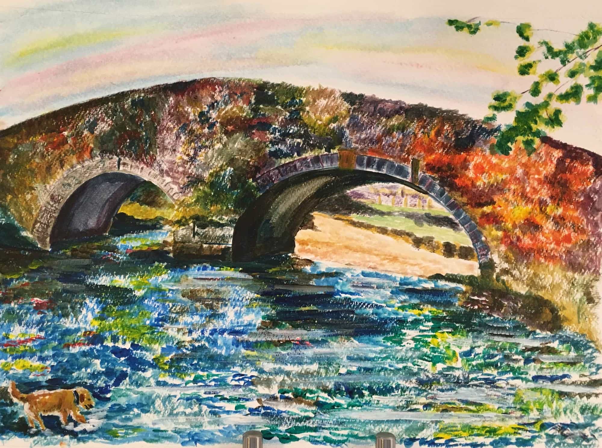 Under the Stone Bridge | Original Art