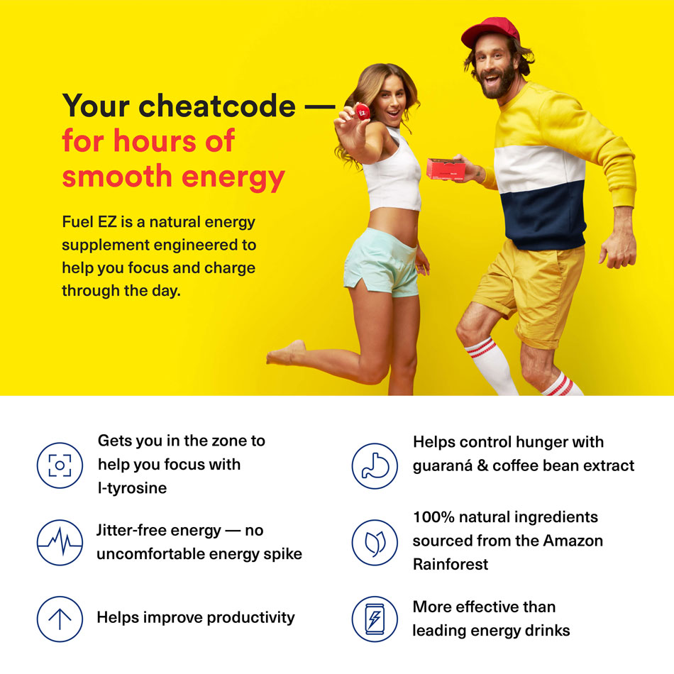 Fuel EZ Energy Supplements, Energy Pills & Boosters - EZ Lifestyle